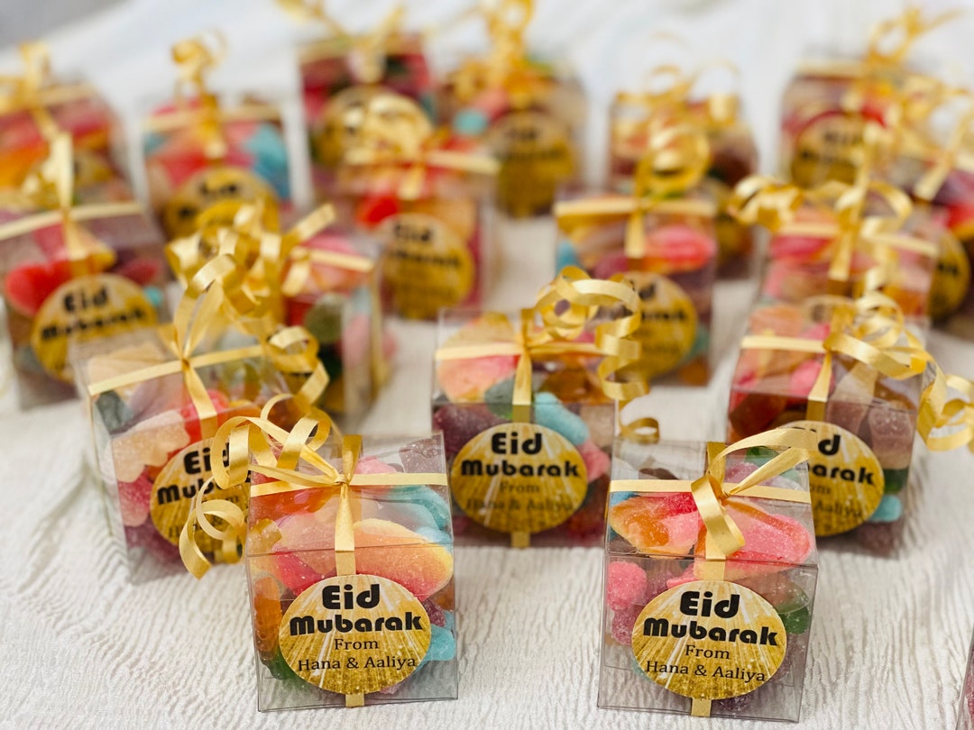 Eid Mubarak/ramadan Mubarak Favour Boxes / Prefilled / Personalised ...