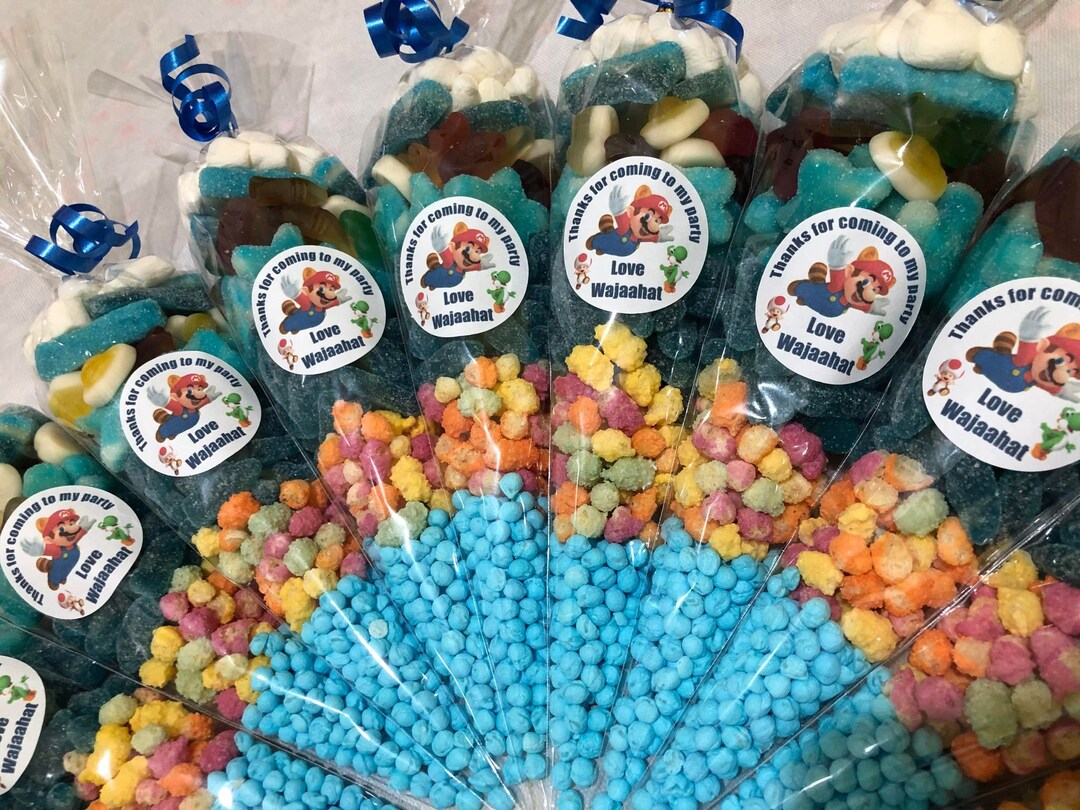 Super Mario Themed Birthday Sweetcones / Pre-filled / Halal / - Etsy