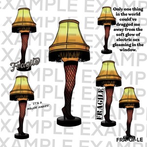 PNG Digital Download of the Leg Lamp From A Christmas Story. 8x10 - Etsy