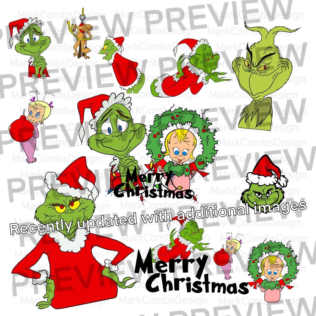 Grinch 15 Digital Downloadable Images - Etsy