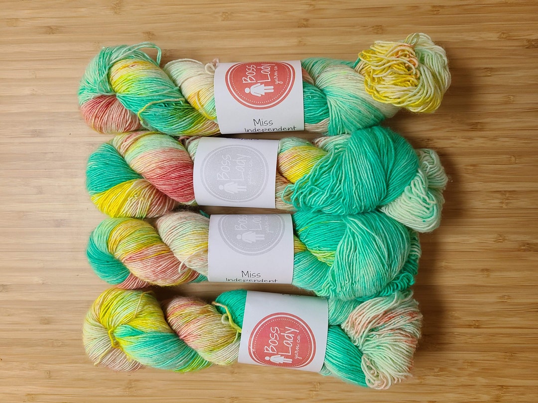 Boss Lady Yarn Co Miss Independent Destash Yarn - Etsy