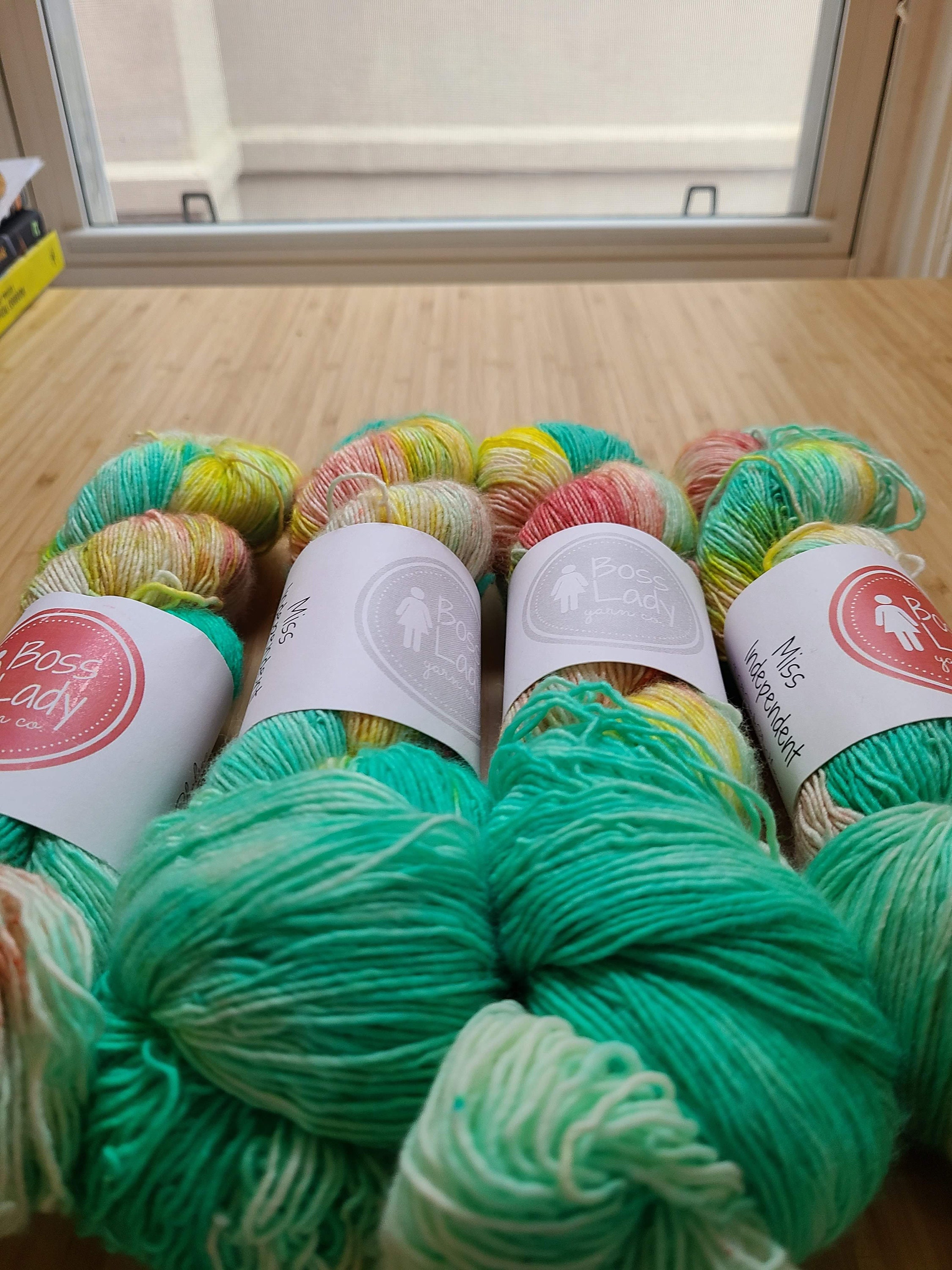Boss Lady Yarn Co Miss Independent Destash Yarn - Etsy