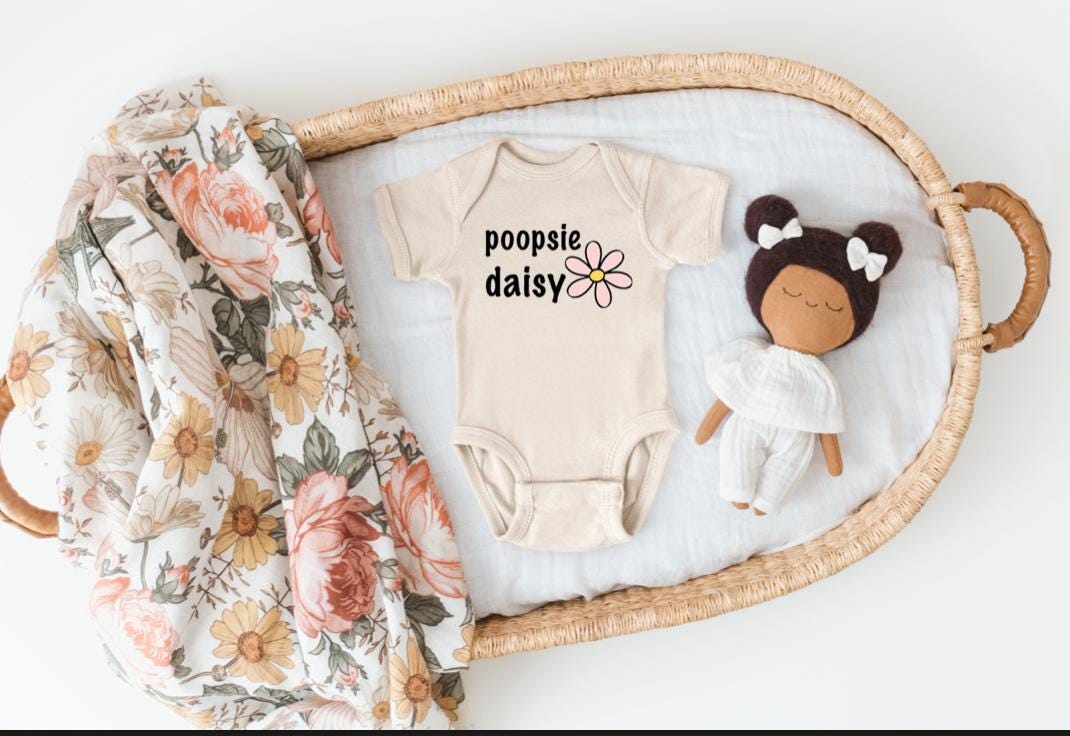 Poopsie Daisy, Baby Clothes, Baby Gift, Baby Shower Gift,cute ...