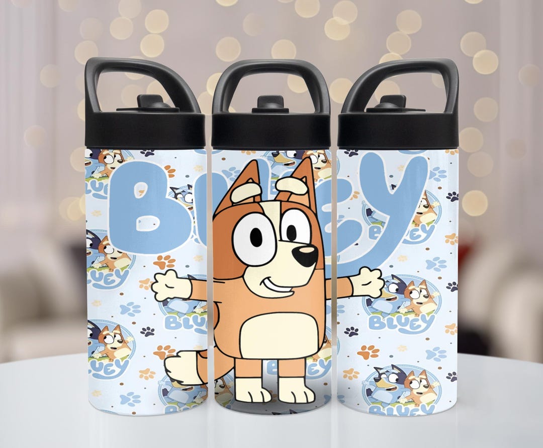 Bluey Tumbler, Bingo Tumbler, Bluey Lovers, 16oz Stainless Steel ...