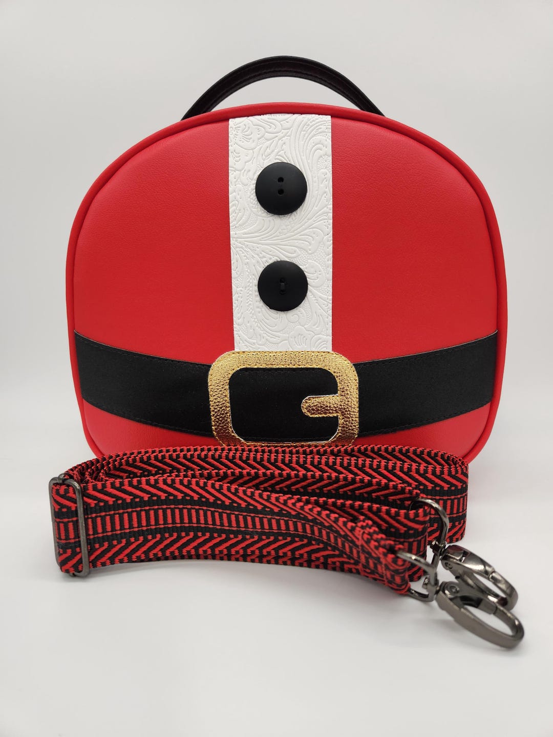Hugo Crossbody Bag, Santa Claus Handbag, Bowler Style Handbag ...