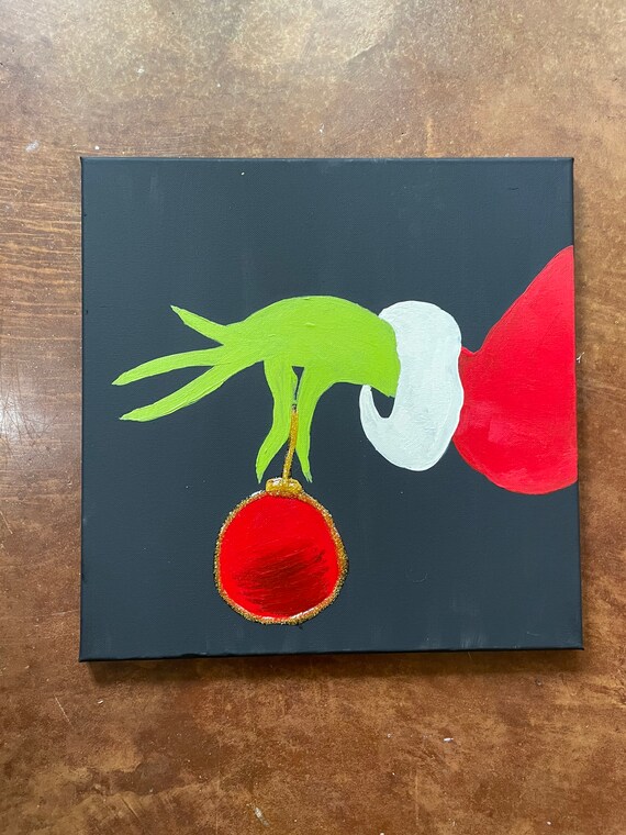 Grinch Painting | Etsy