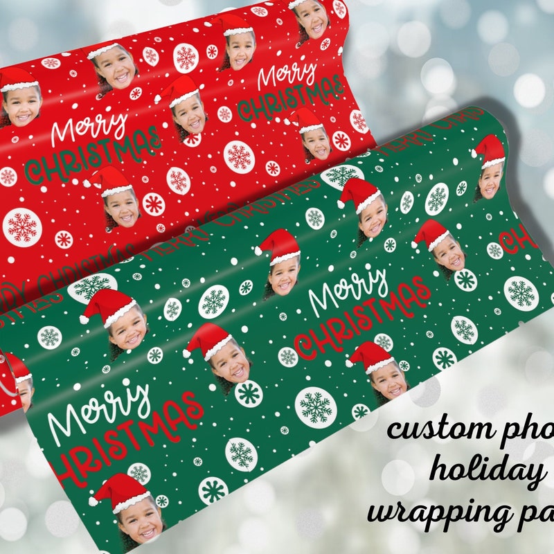 Personalized Christmas Wrapping Paper - Etsy