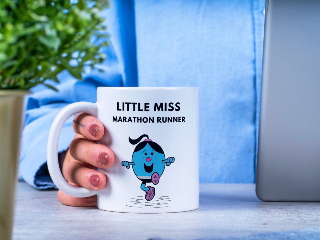 Little Miss Marathon Runner Coffee Mug, Little Miss Athlete, Track and ...