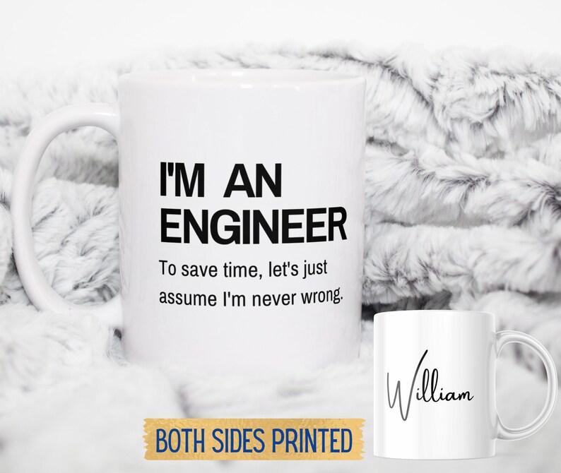 I'm an Engineer Coffee Mug Engineer Gift Engineering | Etsy