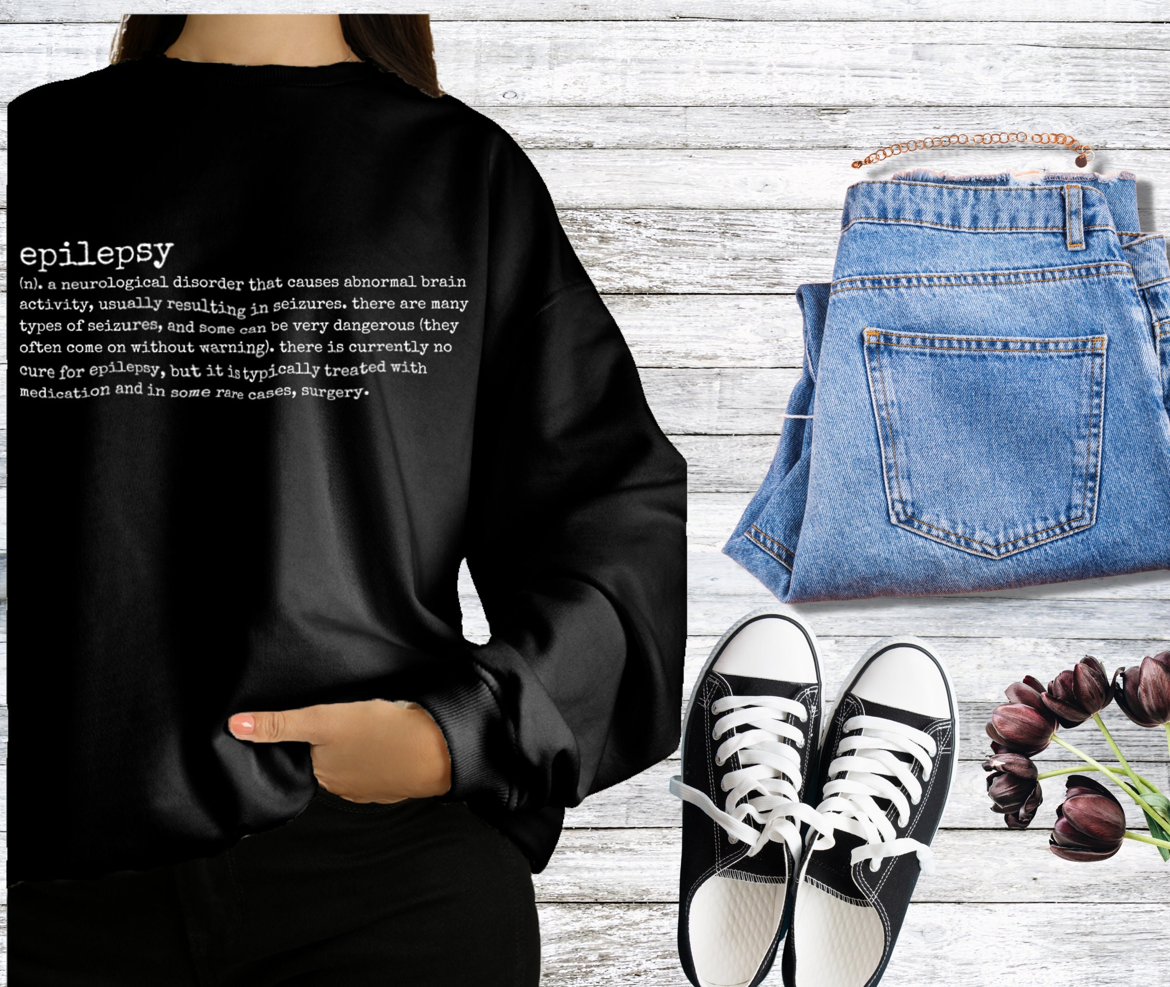 Epilepsy Awareness Epilepsy Definition Unisex T-shirt Sweatshirt ...