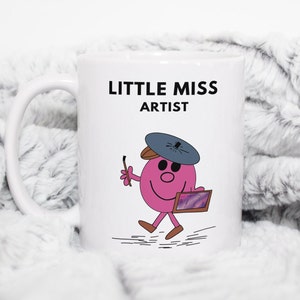 Little Miss Artist Coffee Mug, Little Miss Artist Gift, Coffee Lover ...