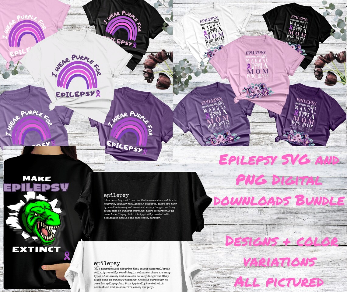 Epilepsy Awareness SVG PNG - Epilepsy Humor SVG - Epilepsy Awareness ...