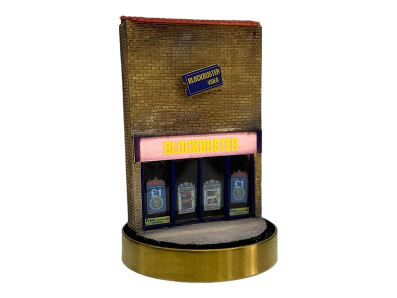 BLOCKBUSTER VIDEO Diorama, Abandoned, Booknook, - Etsy