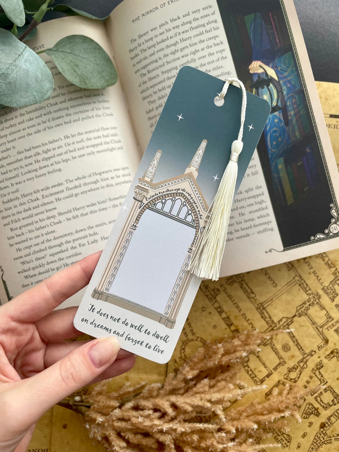 The Mirror of Dreams Bookmark - Etsy