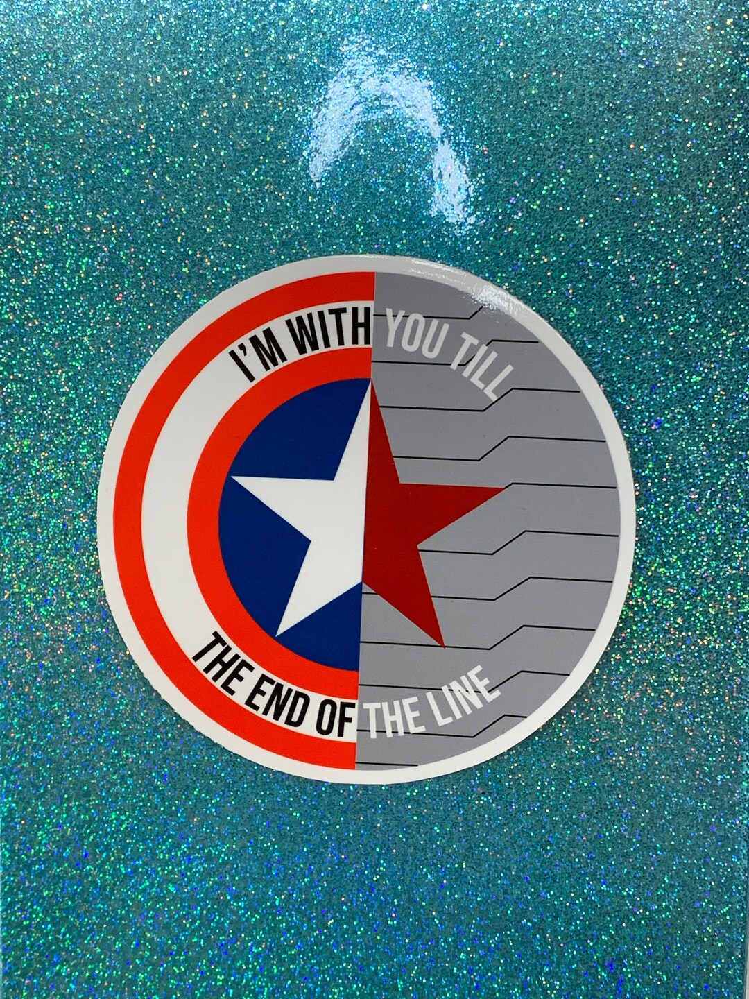 Captain America & Bucky 'till the End of the Line' - Etsy