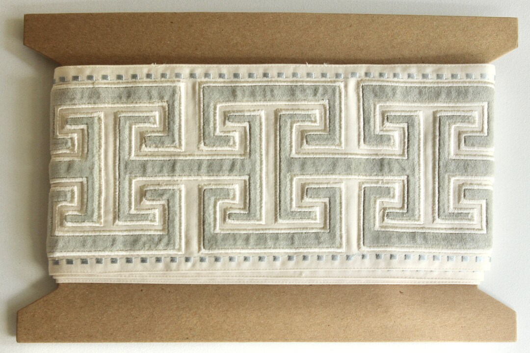 Scalamandre Luxor Velvet Trim in Cloud, Scalamandre Trim Tape by the ...