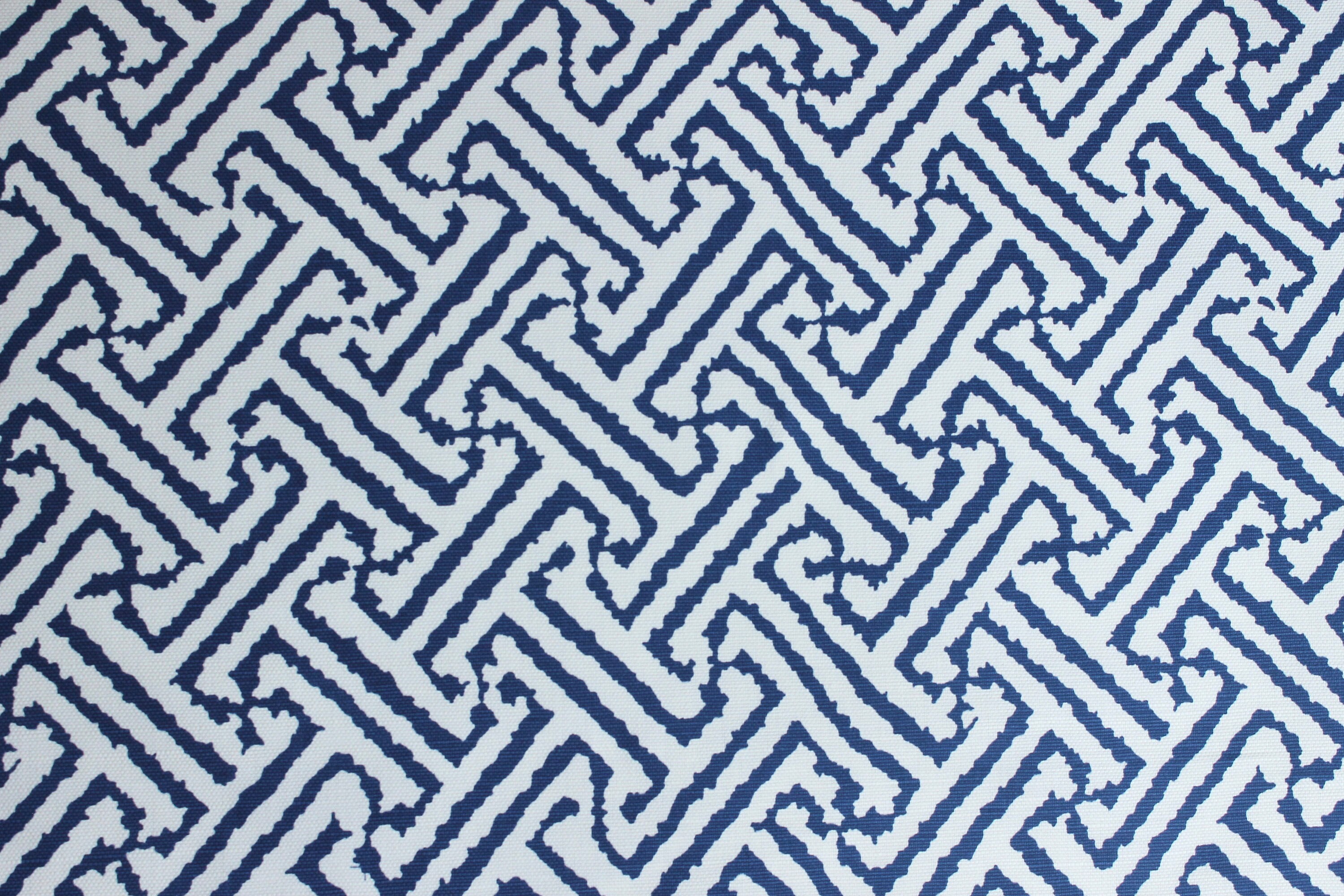 Quadrille Java Grande, Linen Blend Fabric by the Yard - Etsy