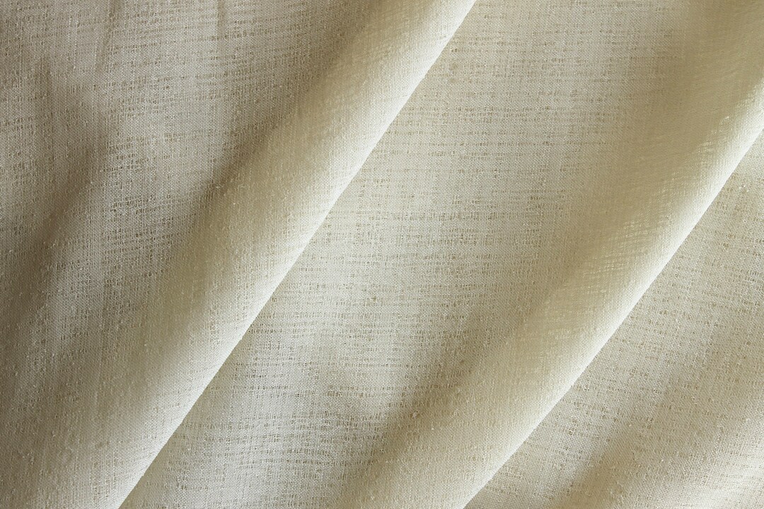 Sheer Cream Fabric by the Yard - Etsy