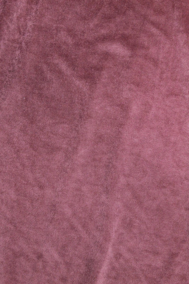 Vintage Velvet Fabric Deep Mauve Fabric by the Yard, Custom Pillow ...