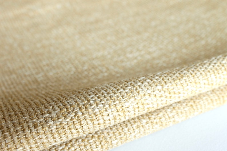 Tan Woven Upholstery Fabric by the Yard - Etsy