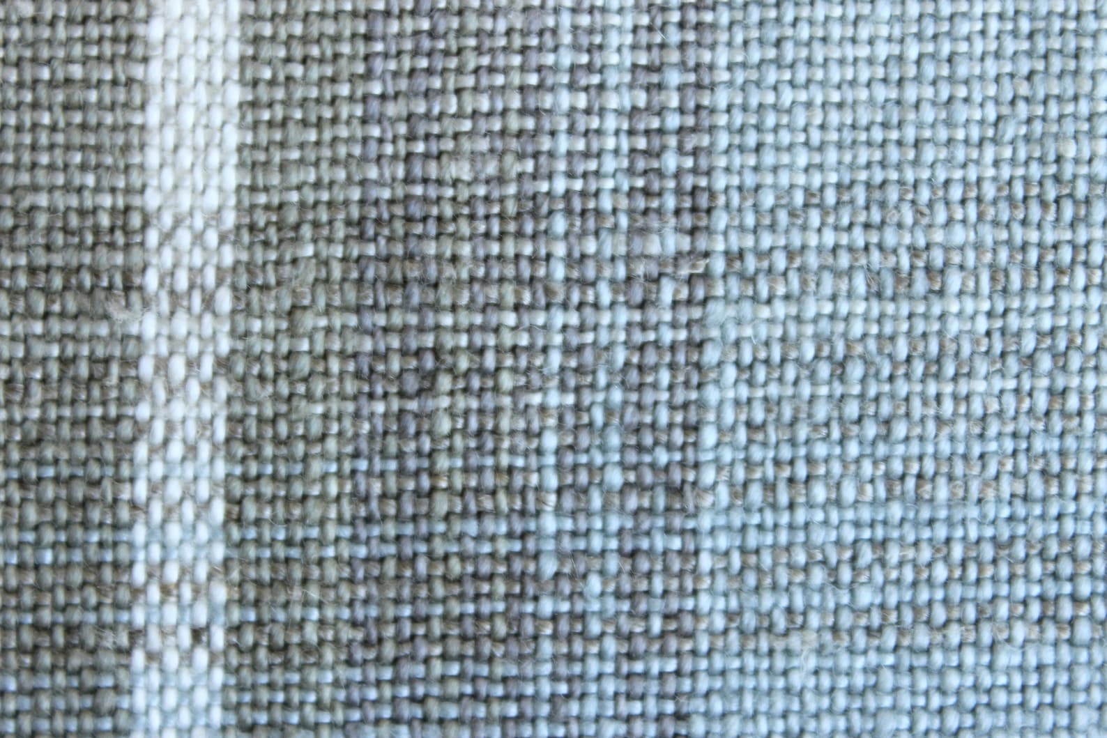 Blue Plaid Linen Fabric by the Yard - Etsy