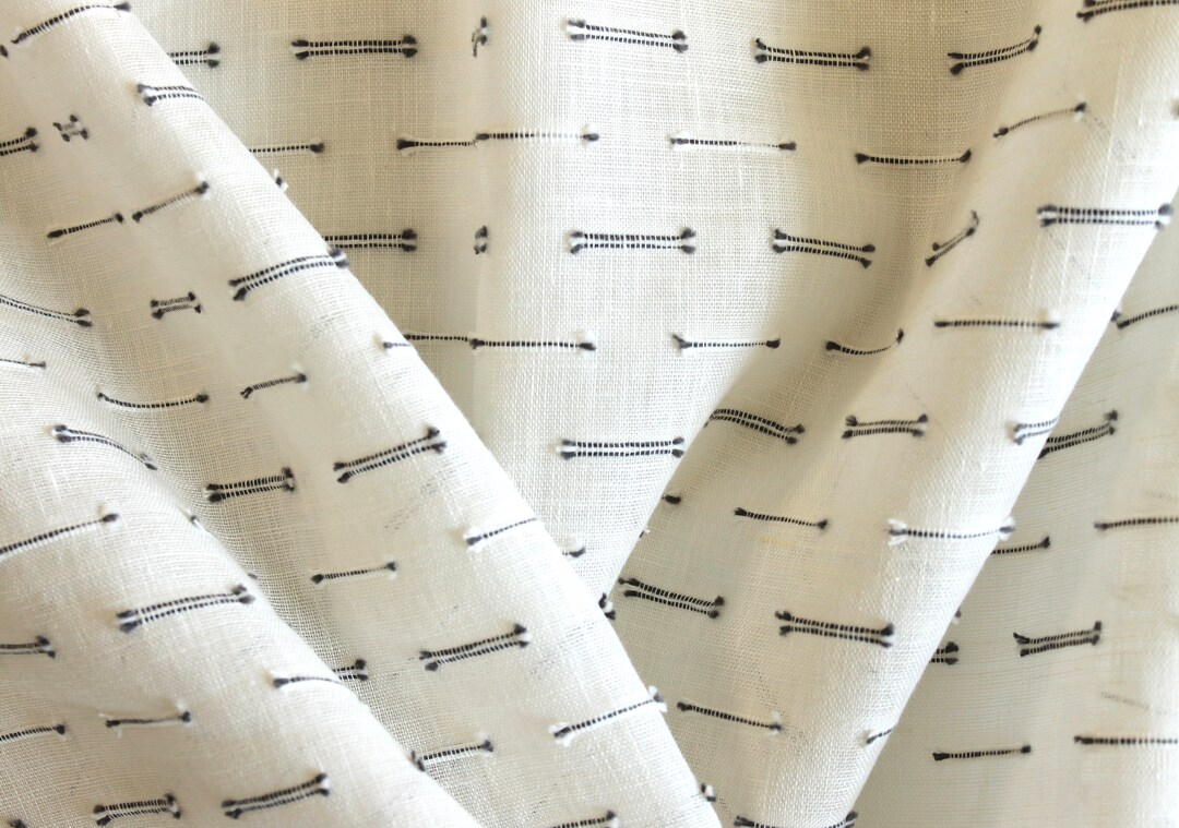 Pollack Dasher in Flock, Wide Width Sheer Fabric by the Yard - Etsy