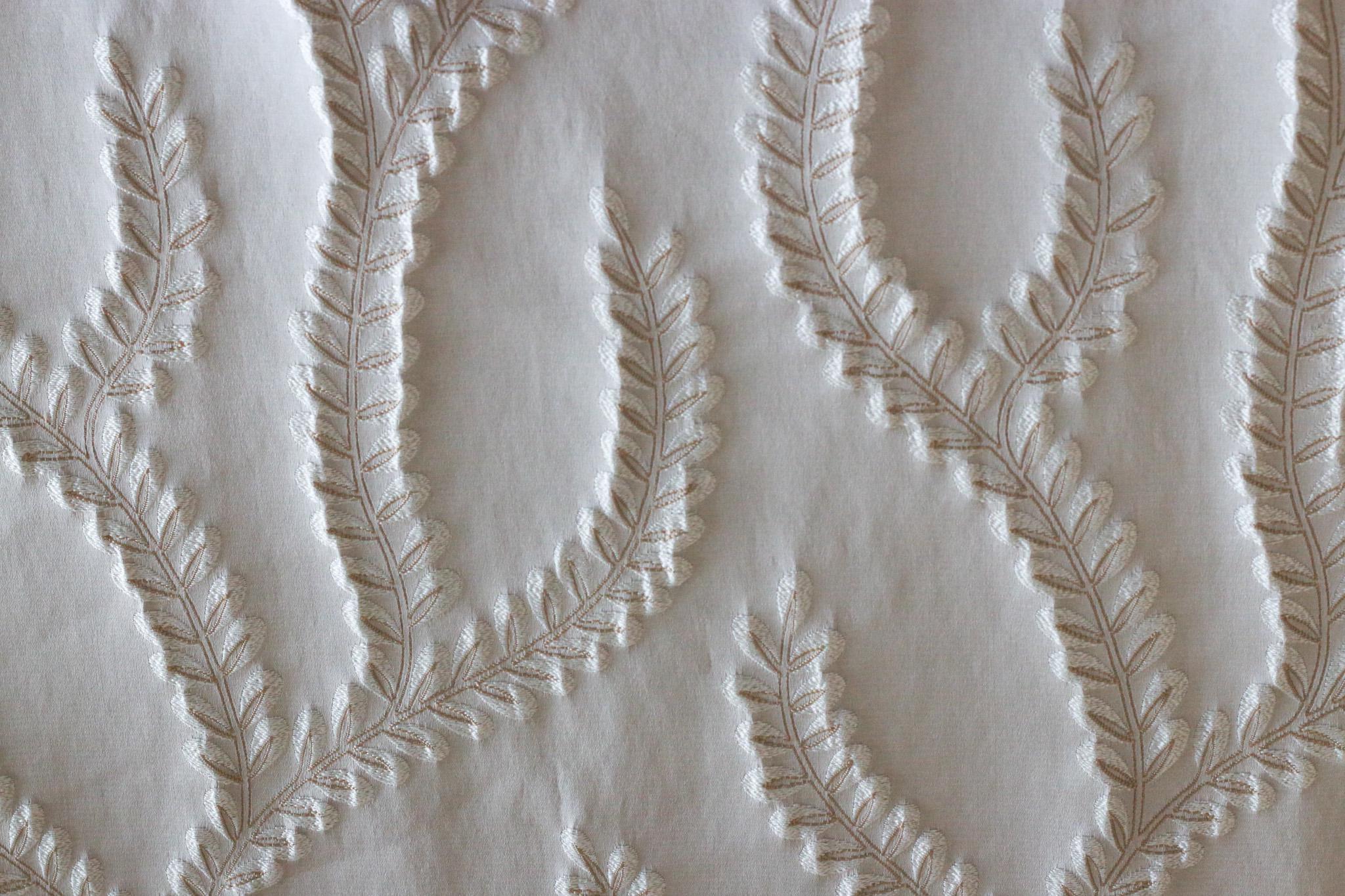 Carole Fabrics in It's Path Champagne Embroidered Floral Fabric - Etsy