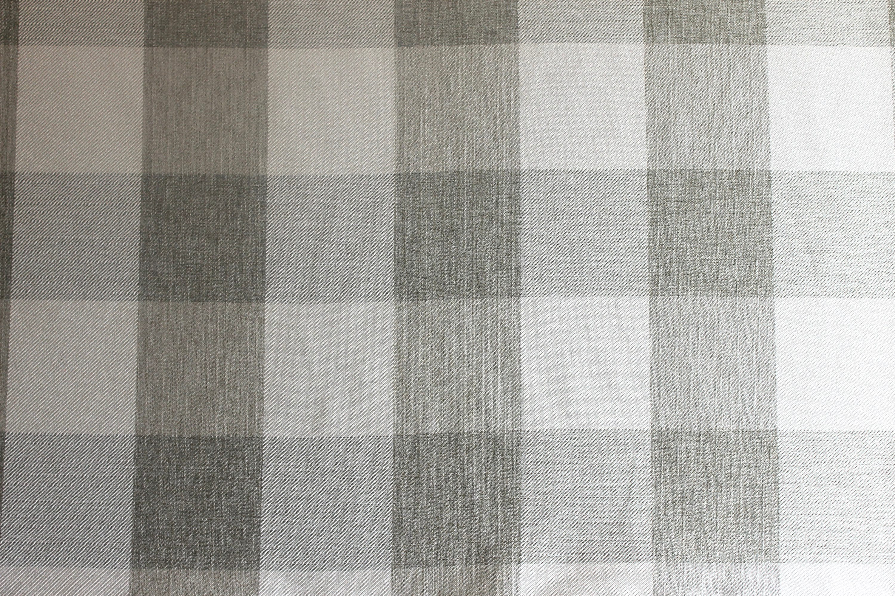Gray Buffalo Plaid Fabric by the Yard - Etsy