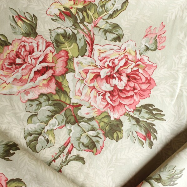 Floral Chintz Fabric - Etsy