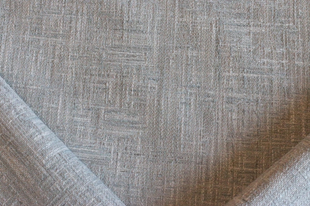 Gray Woven Textured Linen Blend Fabric - Etsy