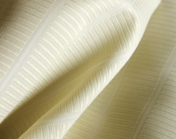 Pale Yellow Textured Pattern Fabric by the Yard, Pillow Covers, Custom ...