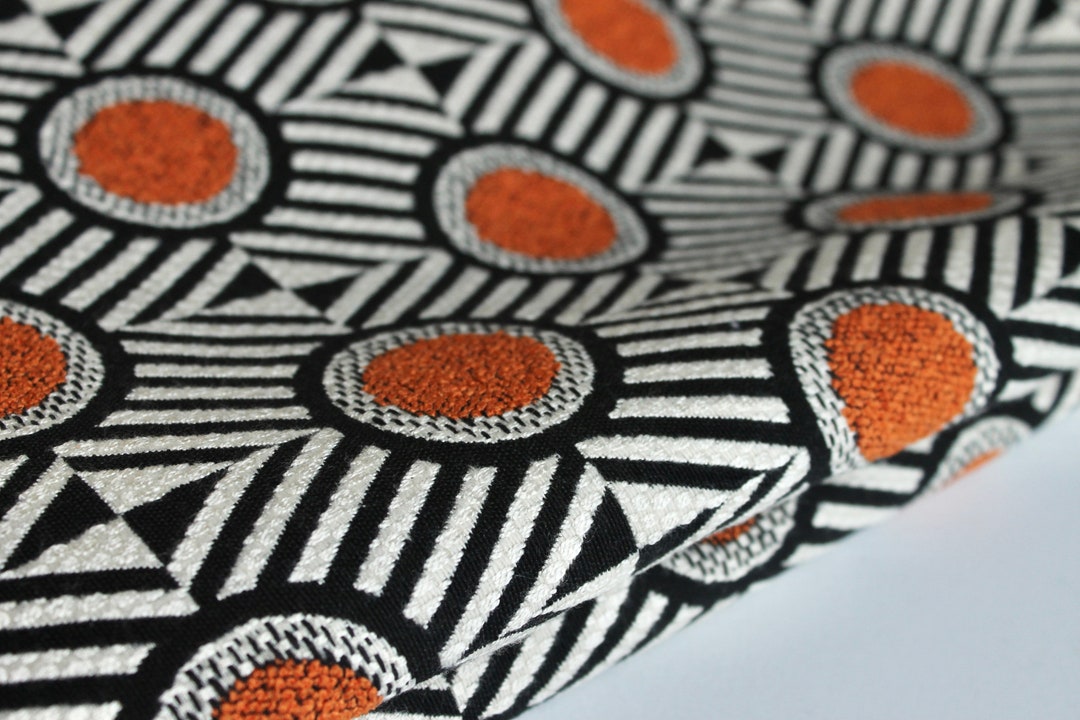 Gaston Y Daniela Morley Fabric in Naranja, Designer Fabric by the Yard ...
