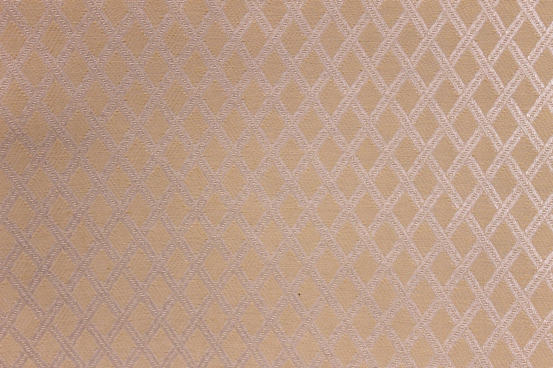 Light Tan Fabric With Silver Diamond Pattern - Etsy