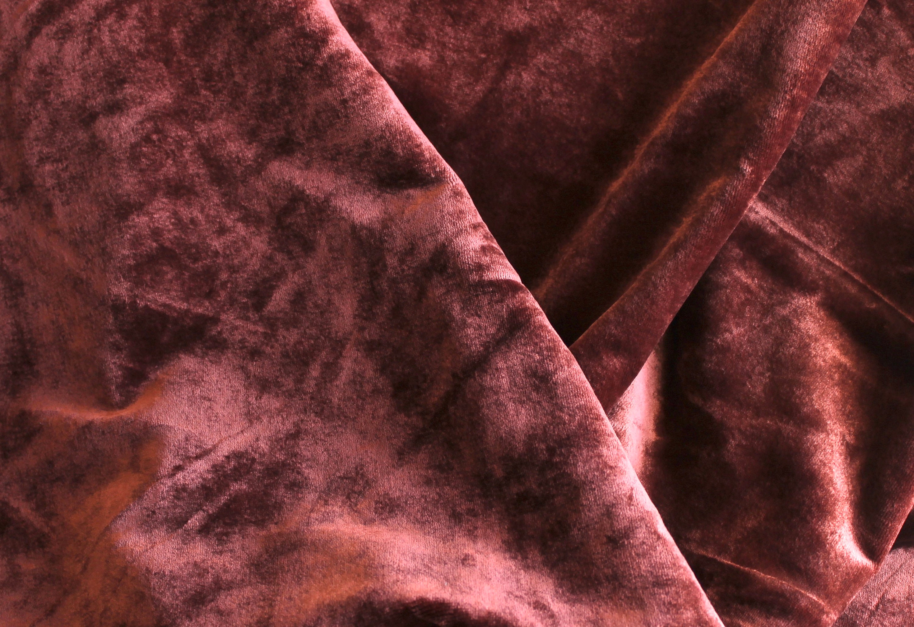 Deep Red Velvet Fabric by the Yard - Etsy