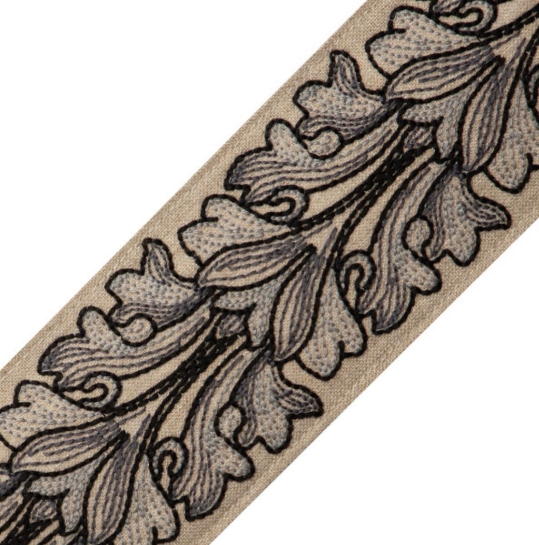 Samuel & Sons Fogli Embroidered Border, Samuel and Sons 3” Trim by the ...
