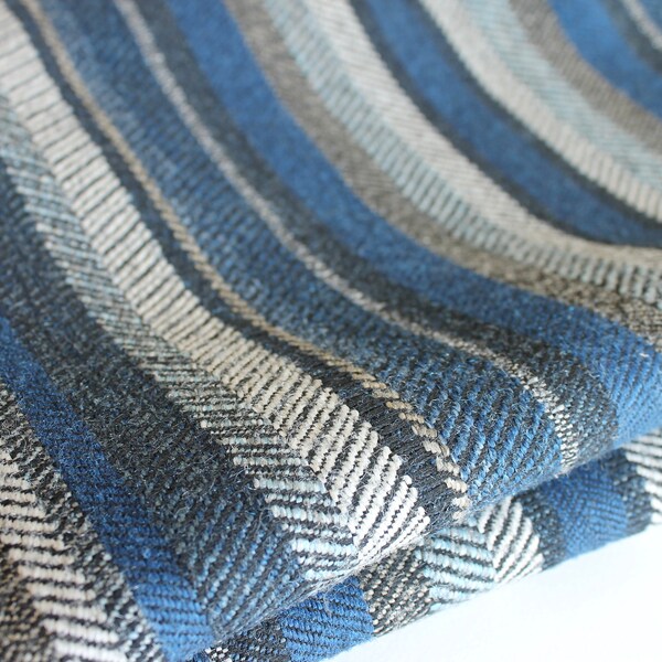 Blue Upholstery Fabric - Etsy