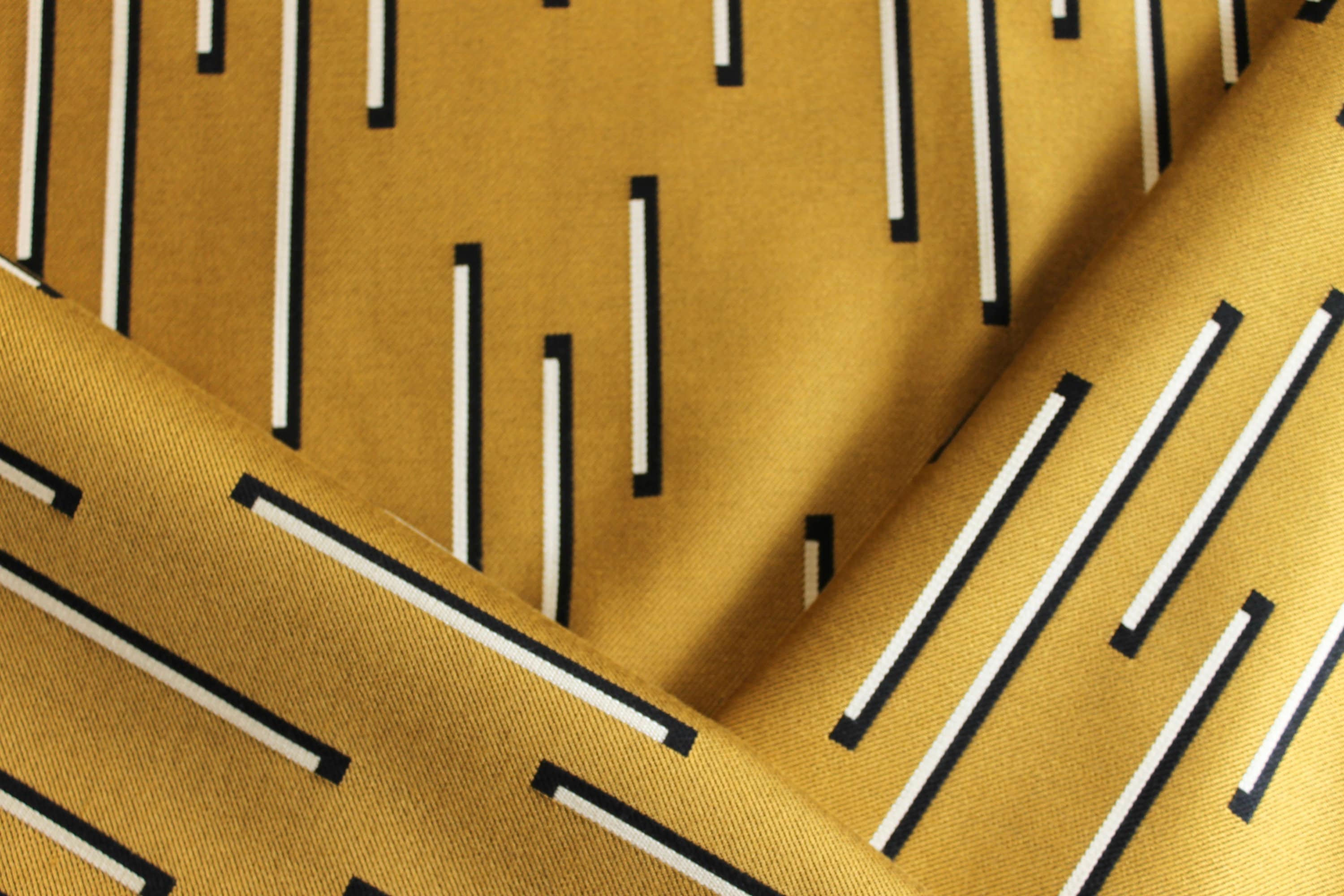 Métaphores Stadium in Color Mordore, Abstract Geometric Upholstery ...