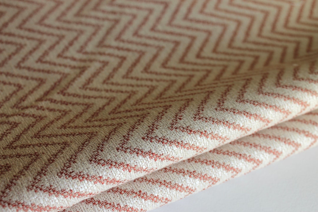 Clarke & Clarke Gravity in Spice, Chevron Upholstery Fabric by the Yard ...