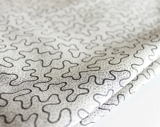 Grayscale Fabric Watercolour 16 by Heytangerine Black and White ...