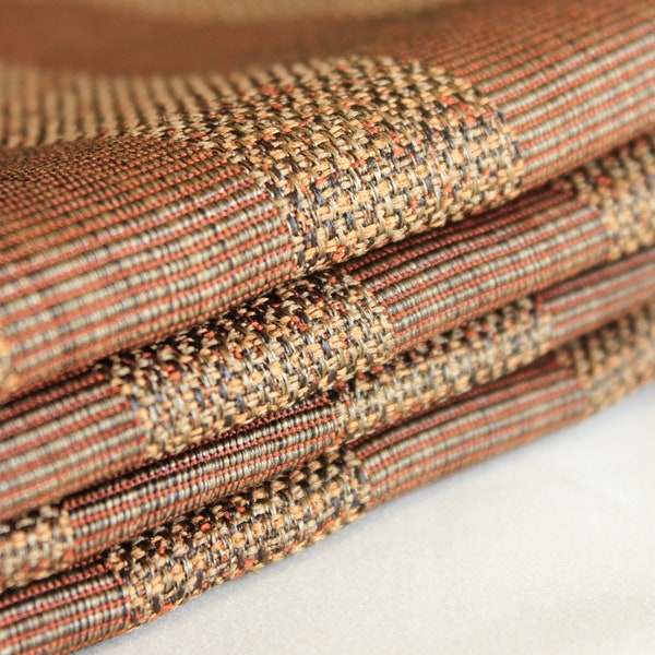 Rust Colored Upholstery Fabric - Etsy