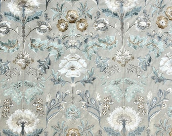 Kravet Baturi in Mist, Tie Dye Linen Blend Fabric by the Yard - Etsy