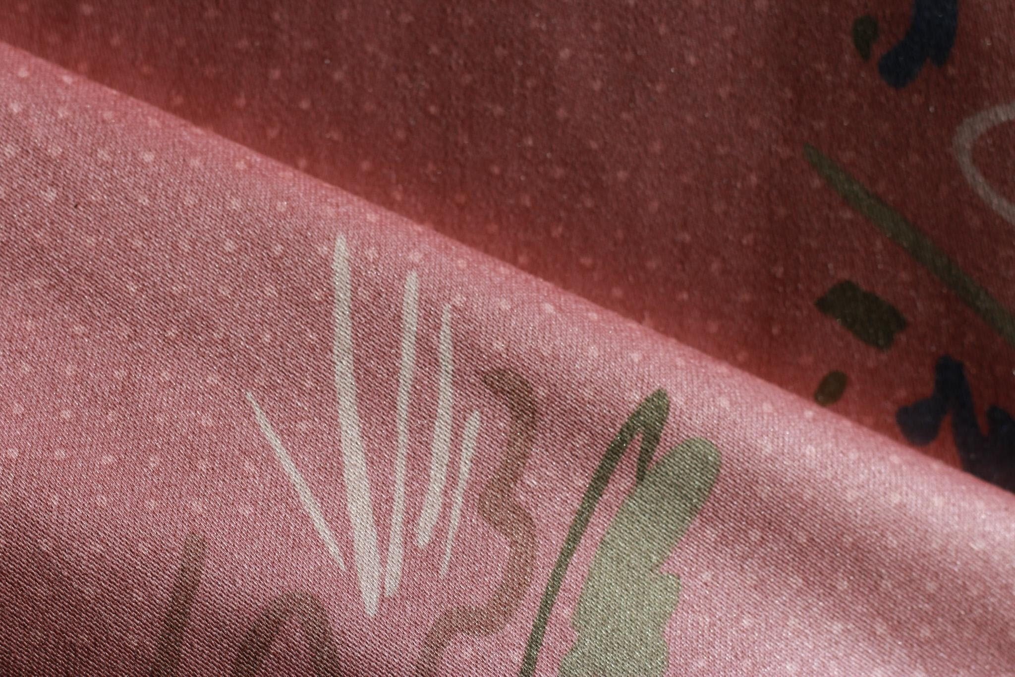 Vintage Pink Abstract 80s Patterned Design Fabric by the Yard - Etsy