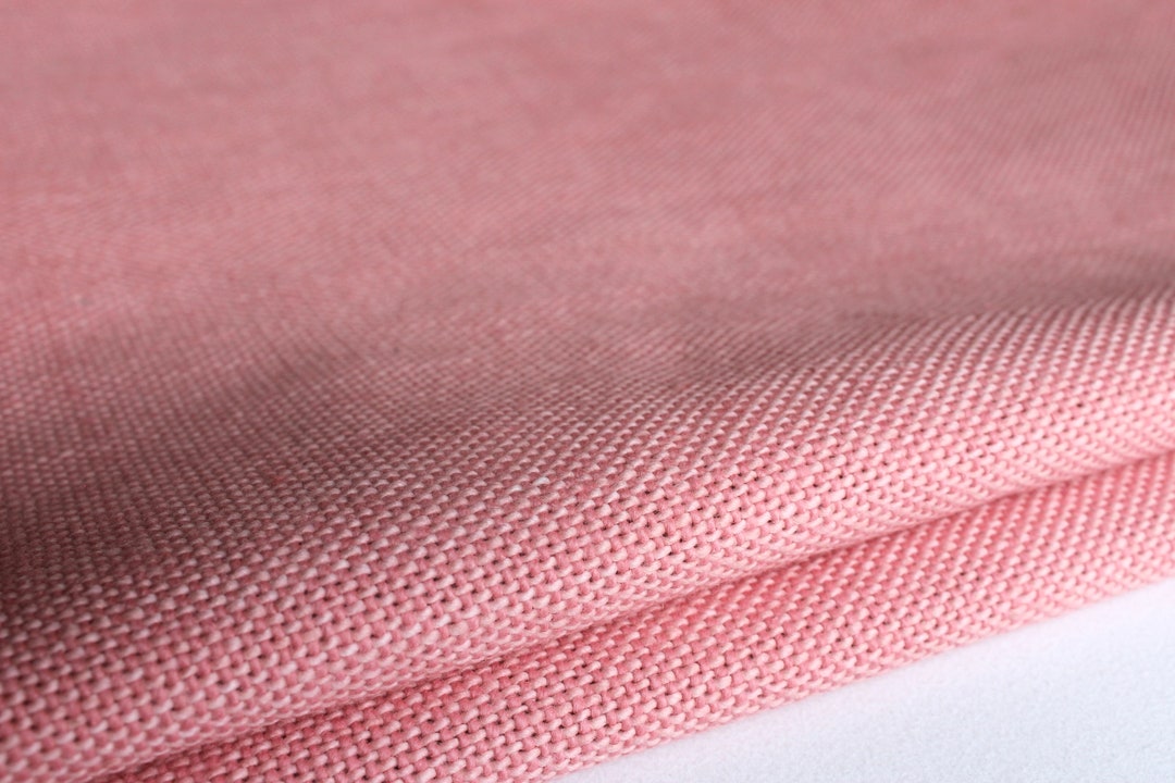 Bubblegum Pink Cotton Duck Upholstery Fabric by the Yard - Etsy