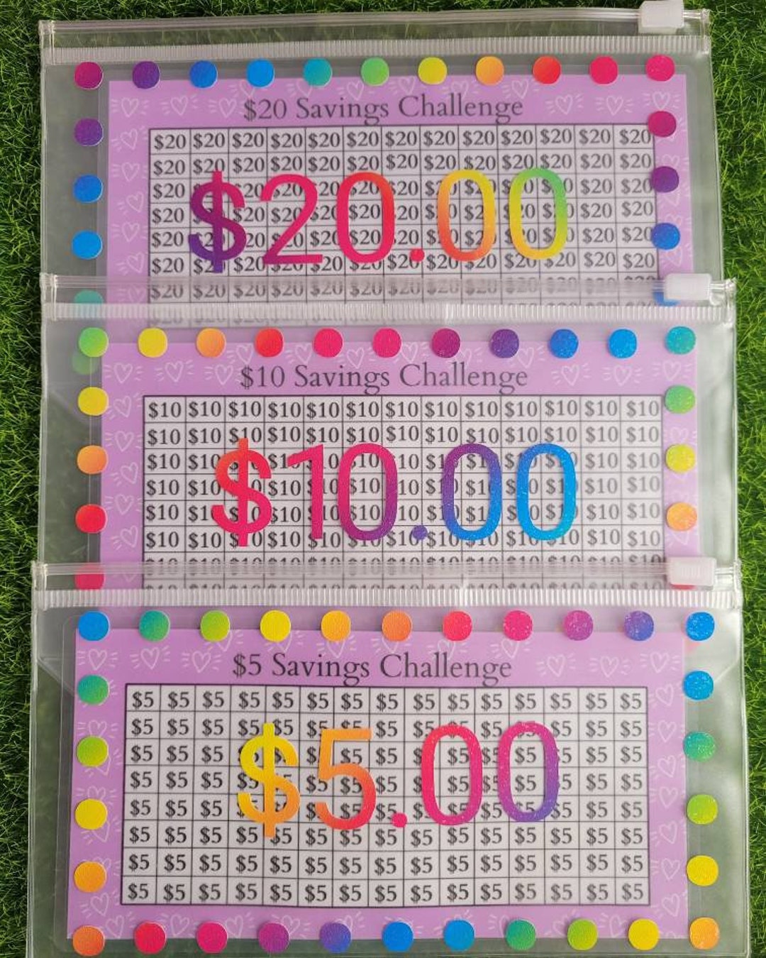 Cash Envelopes With Saving Challenges - Etsy