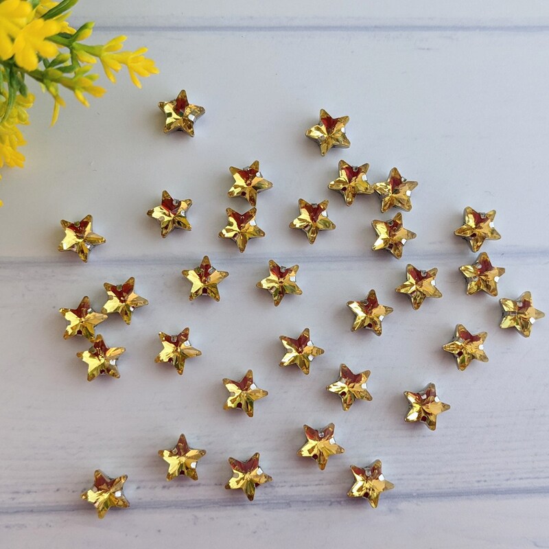 Yellow Rhinestones - Etsy