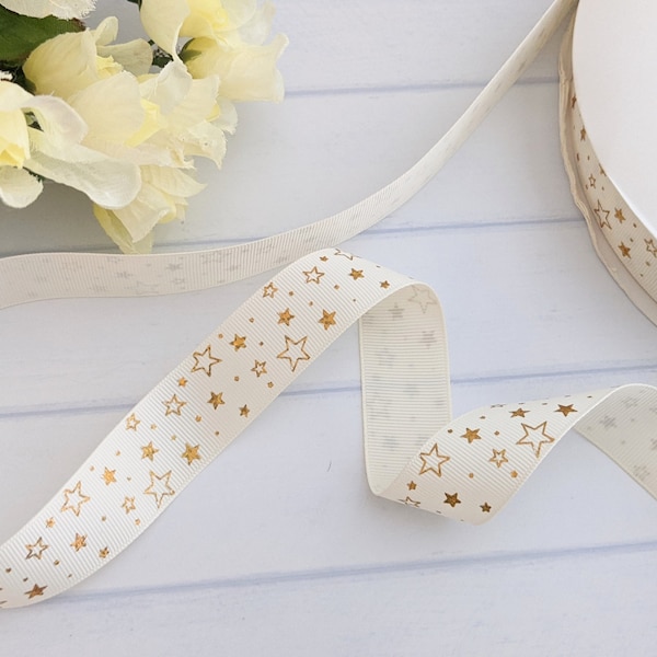 Moon and Stars Ribbon - Etsy