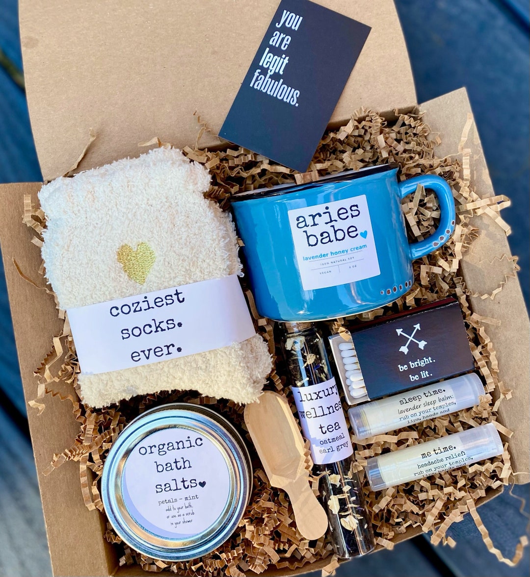 Aries Gift Box, Zodiac Gift Box, Aries Candle, Birthday Gift, Aries ...