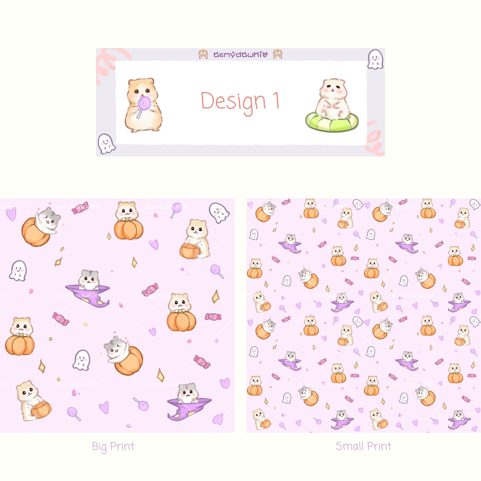 Cute Hamster Digital Art Print Bundle, Printable, Digital Download ...