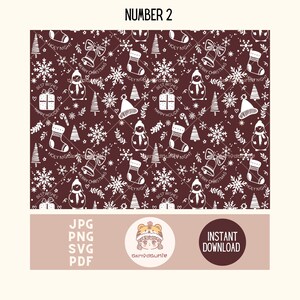 Christmas Holiday Digital Papers, Instant Download Christmas Print ...