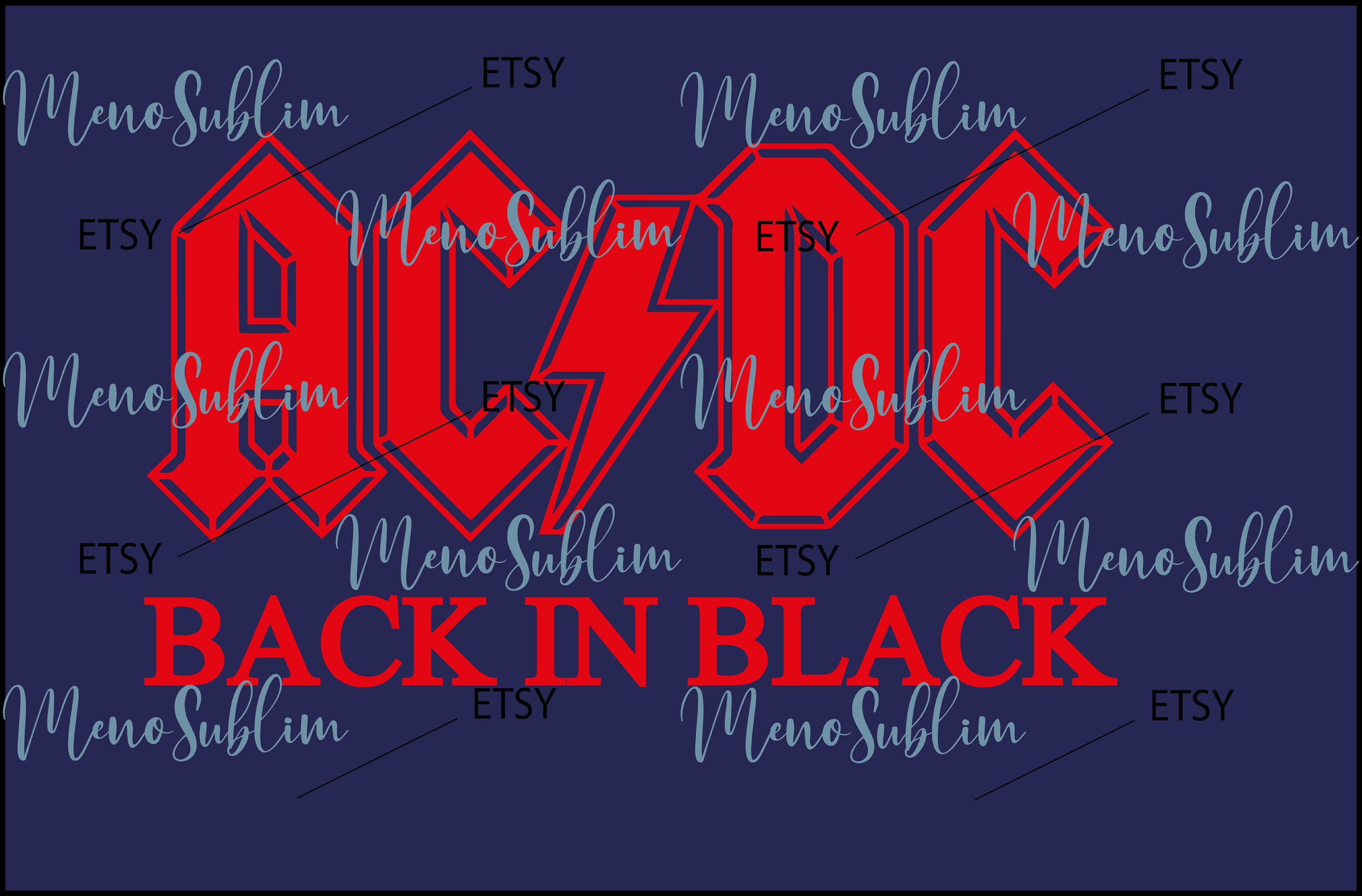 Back In Black Logo Back In Black AC/DC Tribute